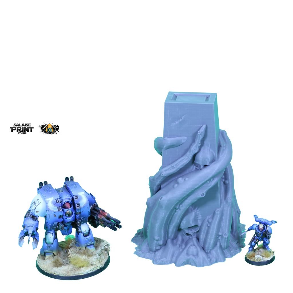 Daemonic Vortex, Le monolith corrompu. – Salaise Print Studio